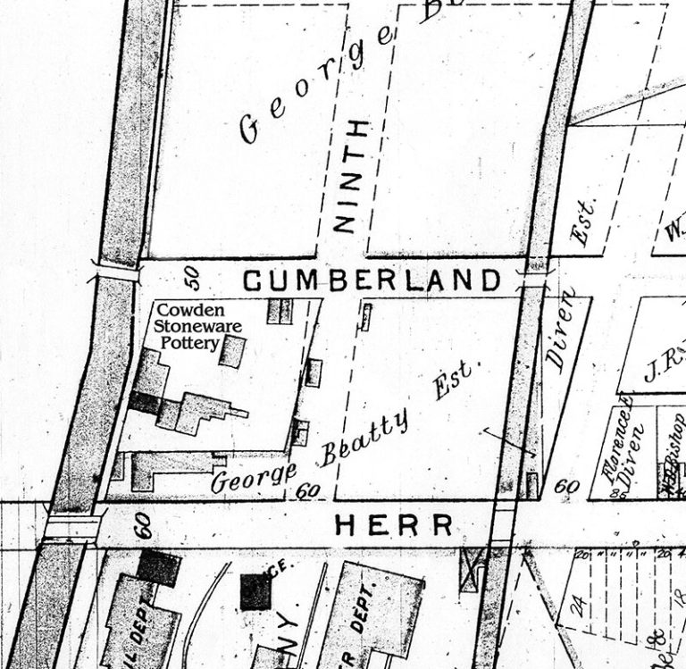 Cowden Pottery Map | Harrisburg Stoneware
